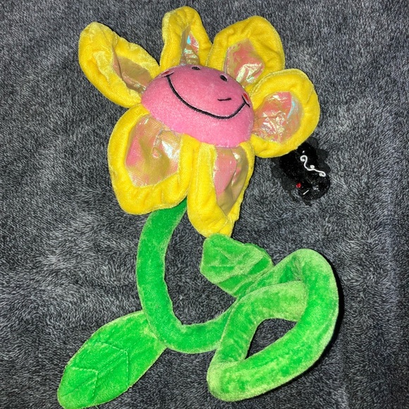 Toys | Treasures Wildflowers Bendable Smiling Flower Pink Yellow Happy ...
